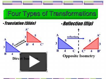 PPT – Four Types of Transformations PowerPoint presentation | free to ...