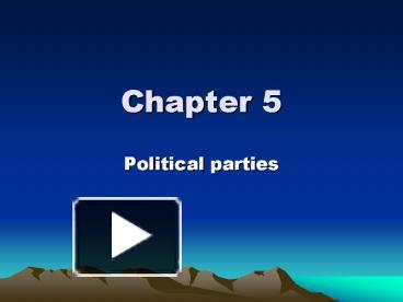PPT – Political parties PowerPoint presentation | free to view - id ...