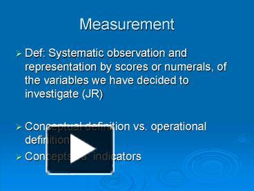 PPT – Measurement PowerPoint presentation | free to view - id: bf57a-ZTE0Z