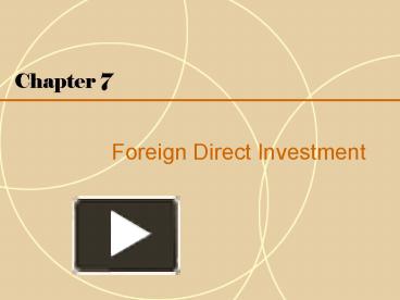 PPT – Foreign Direct Investment PowerPoint presentation | free to ...