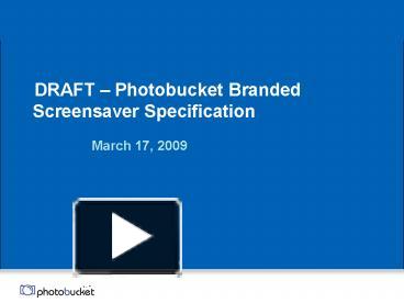 PPT – DRAFT PowerPoint presentation | free to view - id: bf975-ZDc1Z