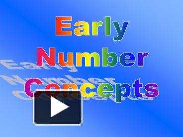 PPT – Early PowerPoint presentation | free to view - id: bfcea-ZDc1Z