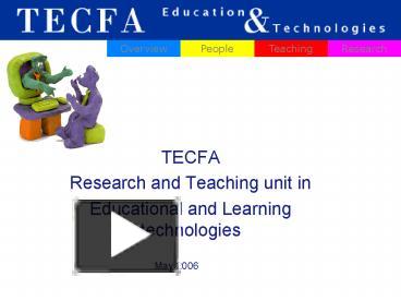 TECFA presentation | free to download