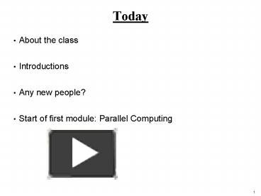 PPT – Today PowerPoint presentation | free to download - id: c0264-YmJlN