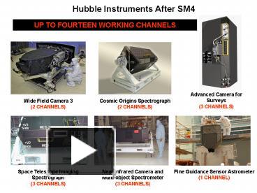 PPT – Hubble Instruments After SM4 PowerPoint presentation | free to ...