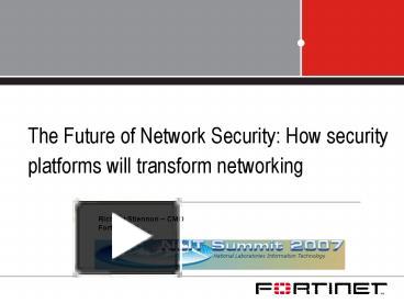 PPT – The Future of Network Security: How security platforms will ...