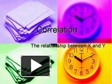 PPT – Correlation PowerPoint presentation | free to view - id: c0ac9-ZDc1Z