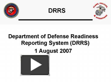 DRRS presentation | free to view