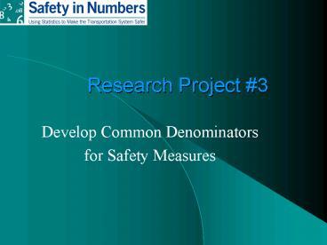 PPT – Research Project PowerPoint presentation | free to view - id ...