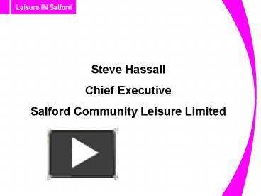 Steve Hassall presentation | free to view