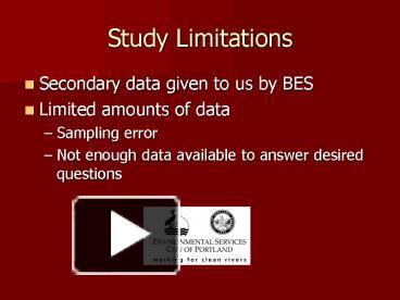 Study Limitations presentation | free to view