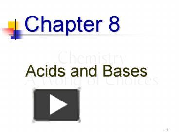 PPT – Acids and Bases PowerPoint presentation | free to view - id ...