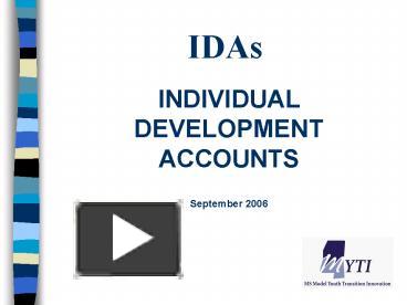 PPT – IDAs PowerPoint presentation | free to view - id: c3a51-ZDc1Z