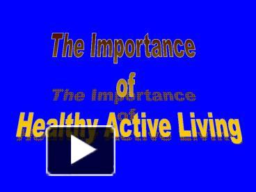 PPT – The Importance PowerPoint presentation | free to view - id: c3aa7 ...