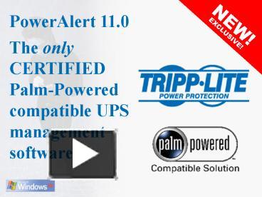 PowerAlert 11'0 presentation | free to view