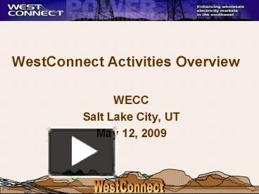 PPT – WestConnect Activities Overview PowerPoint presentation | free to ...
