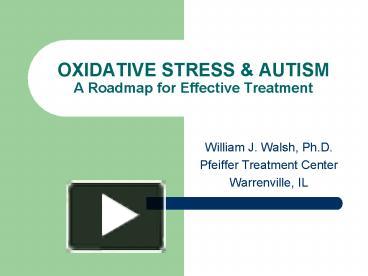 PPT – OXIDATIVE STRESS PowerPoint presentation | free to view - id ...