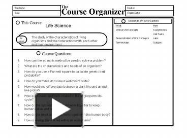 Life Science presentation | free to view