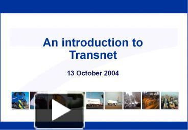 An introduction to Transnet presentation | free to download