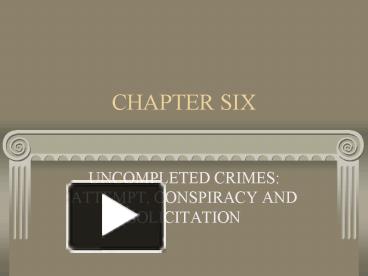 PPT – CHAPTER SIX PowerPoint presentation | free to view - id: c5f00-NzBhY