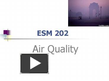 PPT – ESM 202 PowerPoint presentation | free to view - id: c62ba-YzU2N