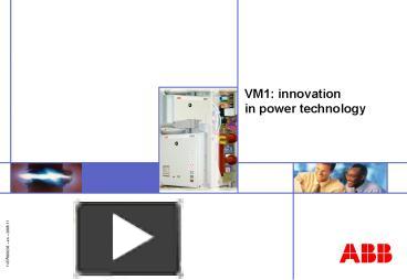 PPT – VM1: innovation in power technology PowerPoint presentation ...