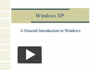 PPT – Windows XP PowerPoint presentation | free to view - id: c7451-ZDc1Z