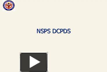NSPS DCPDS presentation | free to view