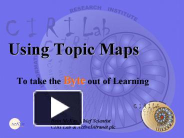 PPT – Using Topic Maps PowerPoint presentation | free to view - id ...