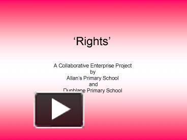PPT – Rights PowerPoint presentation | free to view - id: c8952-ZDc1Z