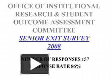 PPT – OFFICE OF INSTITUTIONAL RESEARCH PowerPoint presentation | free ...