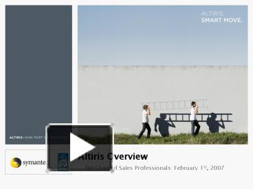 PPT – Altiris Overview PowerPoint presentation | free to view - id ...