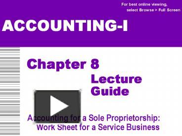 PPT – Ch 8 Lecture Guide PowerPoint presentation | free to view - id ...