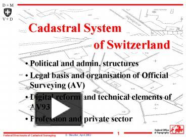 Cadastral System presentation | free to view