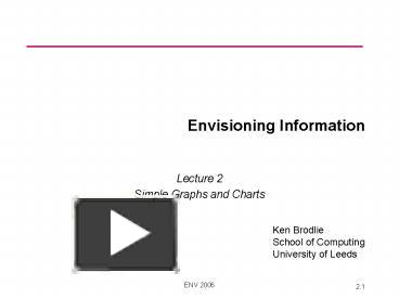 PPT – Envisioning Information PowerPoint presentation | free to ...
