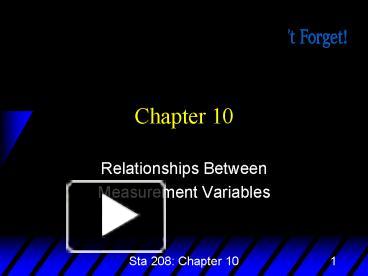 Relationships Between presentation | free to view