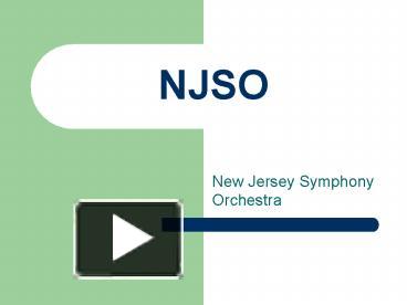 NJSO presentation | free to view