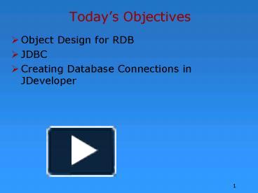 PPT – Todays Objectives PowerPoint presentation | free to view - id ...