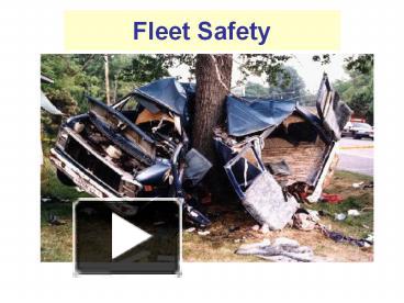 Fleet Safety presentation | free to view
