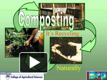 PPT – Composting PowerPoint presentation | free to view - id: ce3cc-ZDc1Z