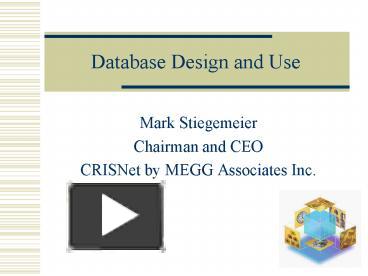 PPT – Database Design and Use PowerPoint presentation | free to view ...
