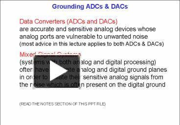 Grounding ADCs presentation | free to view