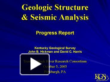 Geologic Structure presentation | free to download