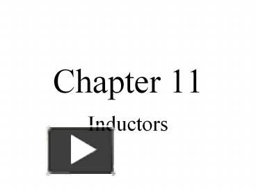 Inductors presentation | free to download