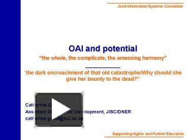 Catherine Grout presentation | free to download