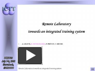 PPT – Prsentation PowerPoint PowerPoint presentation | free to view ...