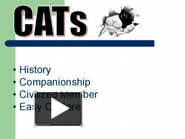 CATs presentation | free to view