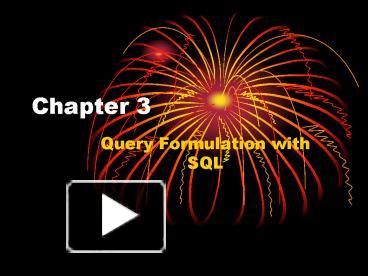 PPT – Query Formulation with SQL PowerPoint presentation | free to view ...