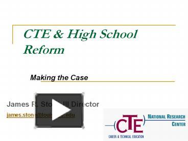PPT – CTE PowerPoint presentation | free to view - id: d3a99-NDJiM