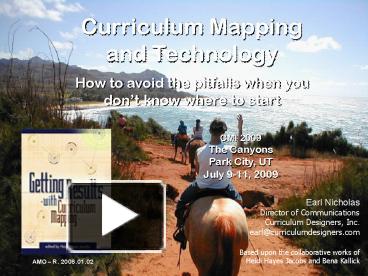 PPT – Curriculum Mapping PowerPoint presentation | free to view - id ...